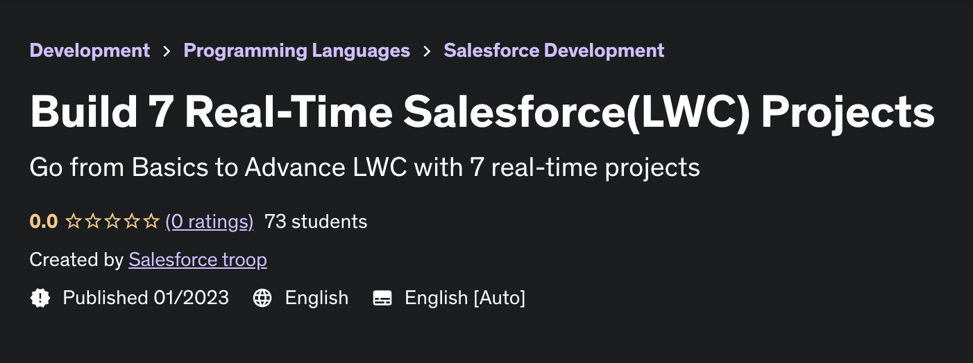 Learn Salesforce Lwc Lightning Web Component With Real Time Projects Salesforce Geek 0686