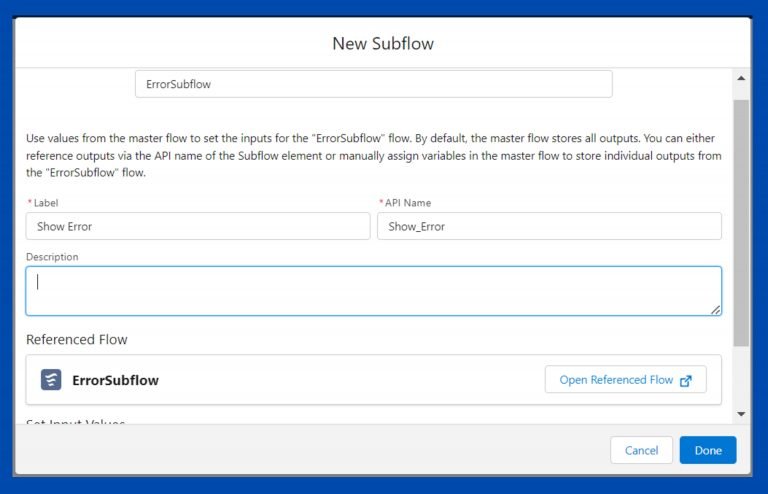How to use Subflow in Salesforce Flow - Salesforce Geek
