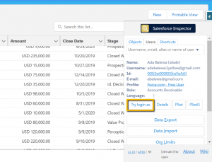 Salesforce Inspector Reloaded Chrome Extension