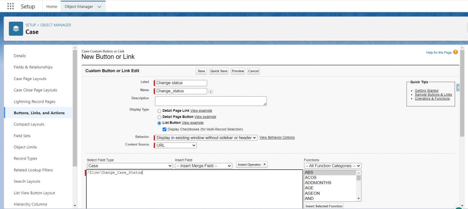How to Utilize Salesforce Flows in List View - Salesforce Geek