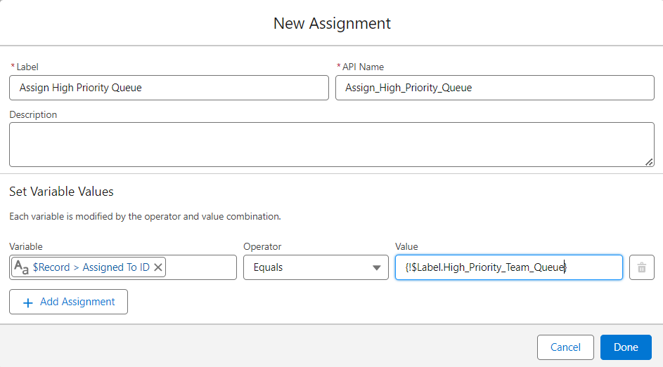 How To Assign A Queue As Record Owner In Salesforce Flow Salesforce Geek