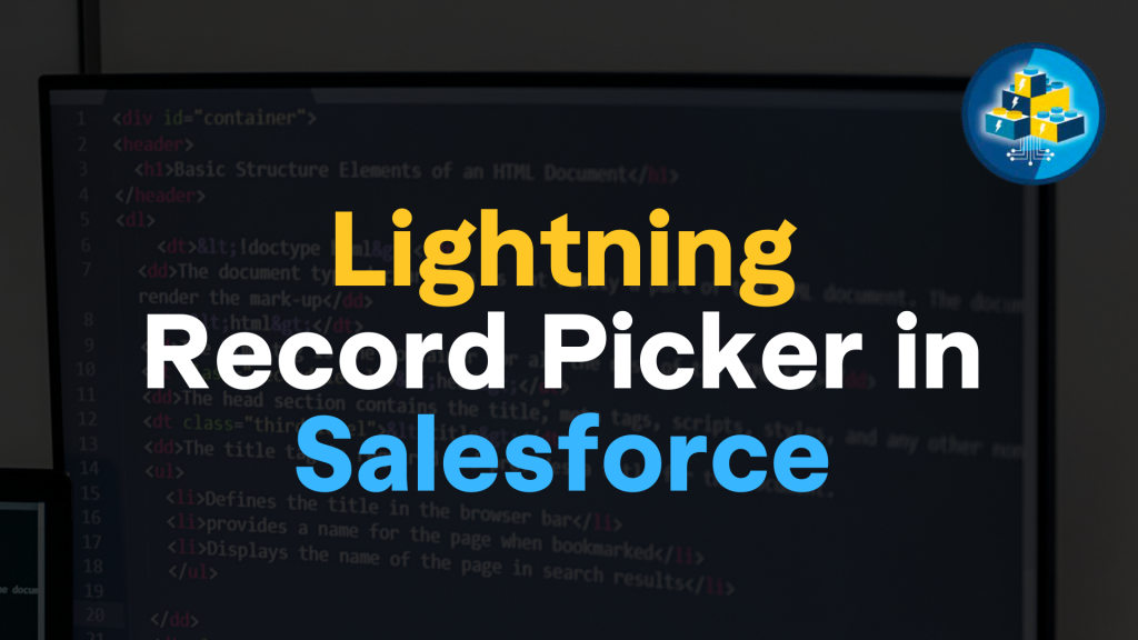 Lightning Record Picker In Salesforce Salesforce Geek