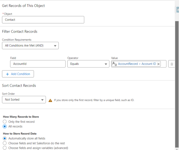 How to fetch Related Records using Salesforce Flows - Salesforce Geek