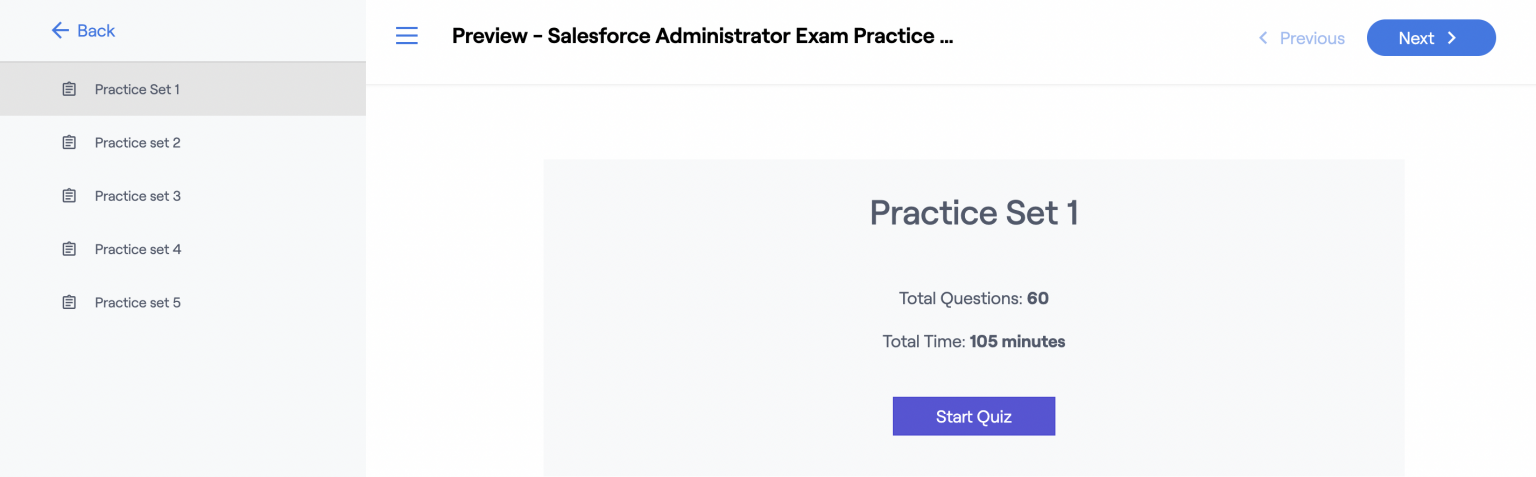 Salesforce Administrator Certification Practice Exam - Salesforce Geek