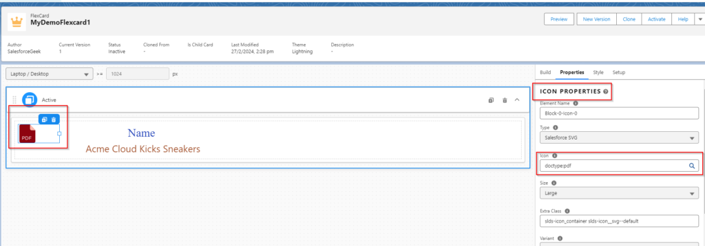Flexcard Data Source and Build Elements in Omnistudio - Salesforce Geek