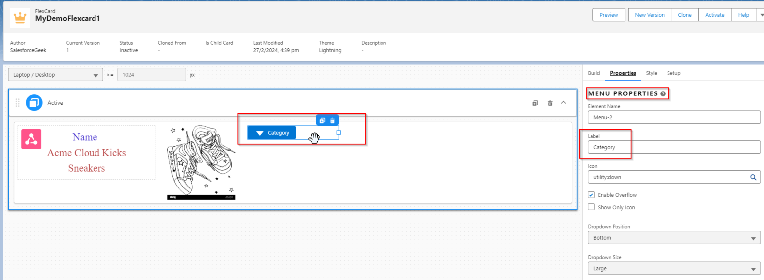 Flexcard Data Source and Build Elements in Omnistudio - Salesforce Geek