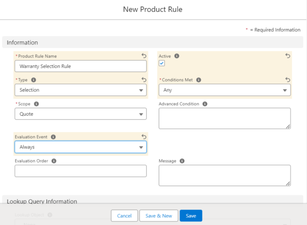 Product Rules In Salesforce CPQ - Salesforce Geek