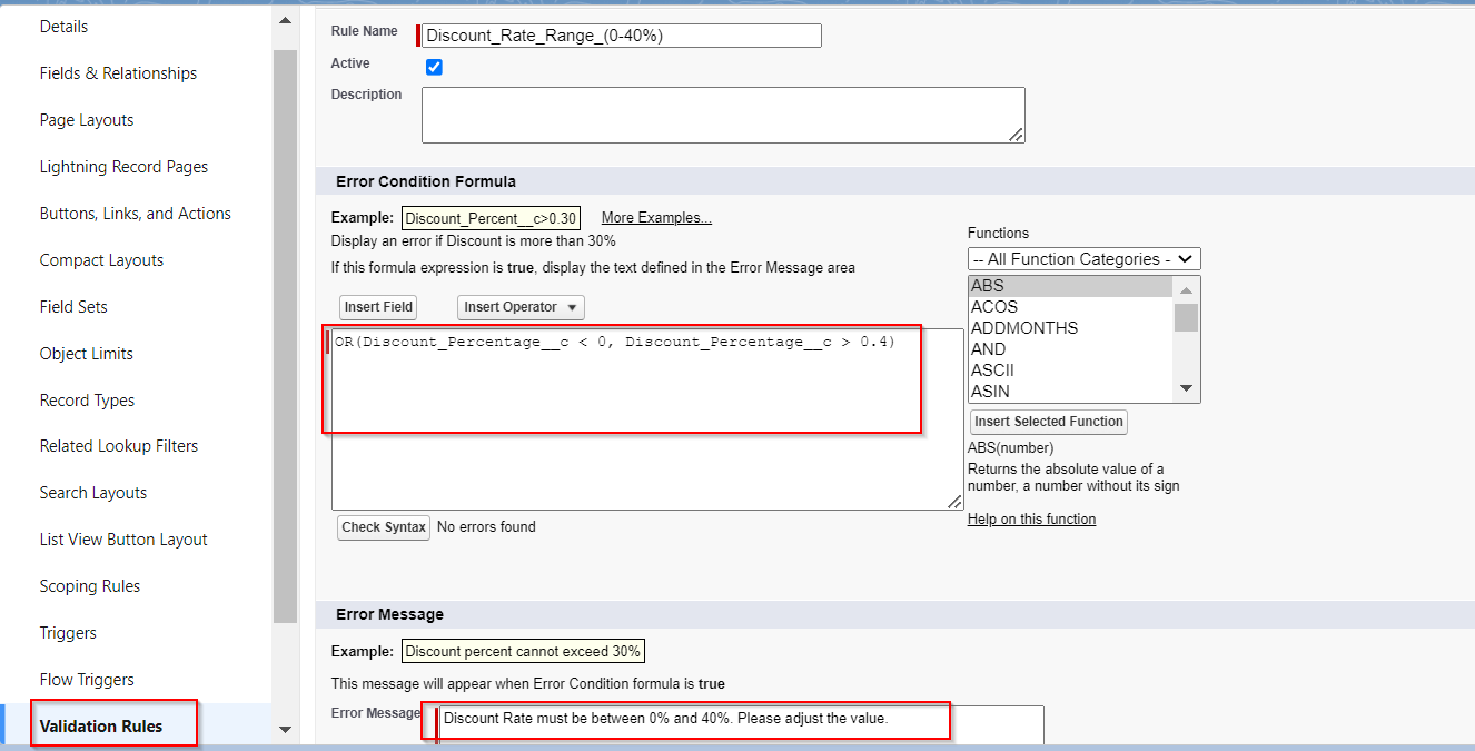 20 Important Validation Rules in Salesforce - Salesforce Geek