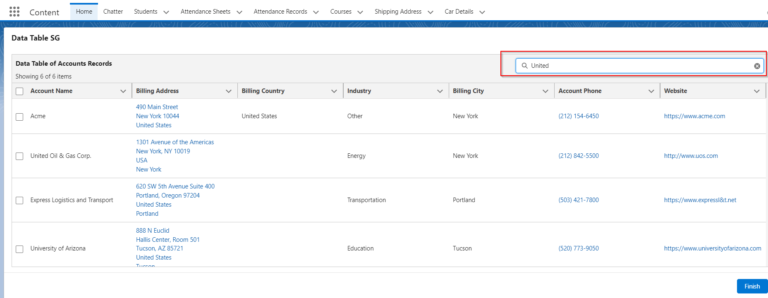 Data Table in Salesforce Flow - Salesforce Geek