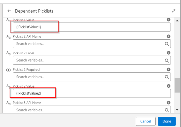 Dependent picklist in Salesforce Flow - Salesforce Geek