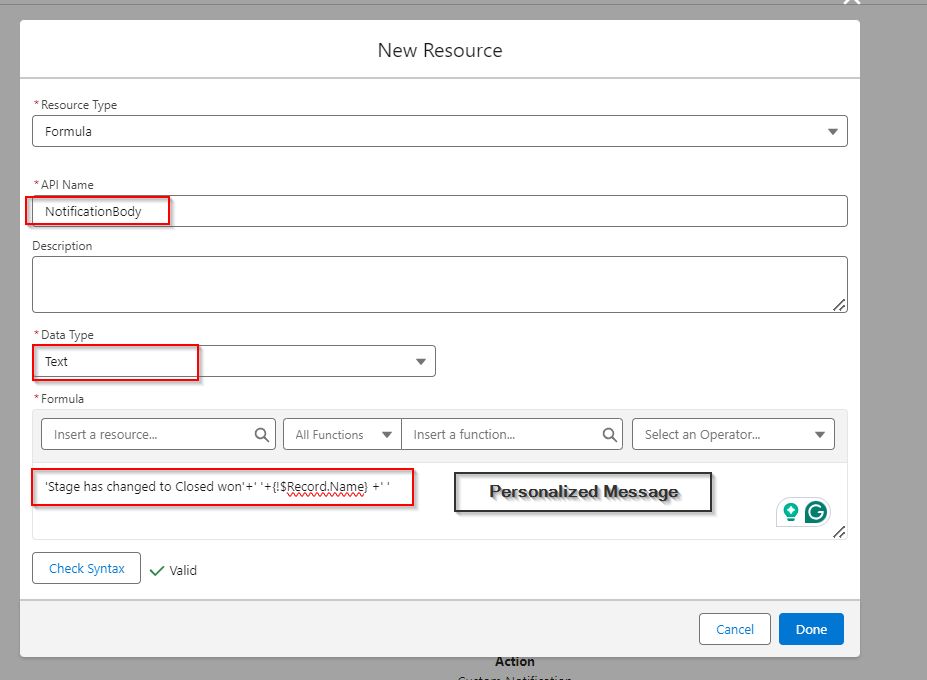 Custom Notification in Salesforce Flow - Salesforce Geek