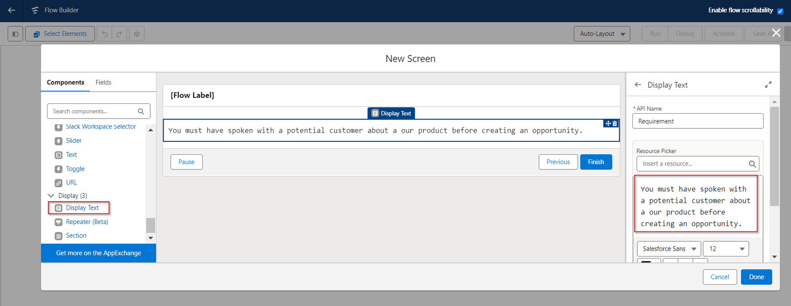 5 Salesforce screen flow with examples - Salesforce Geek
