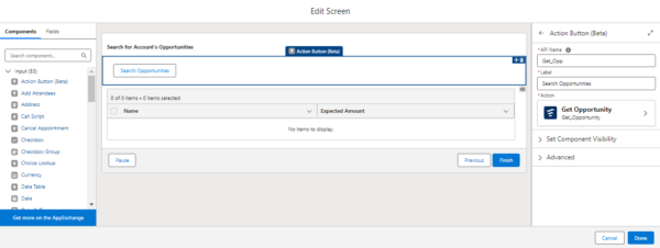 Action Buttons in Screen Flow in Salesforce - Salesforce Geek