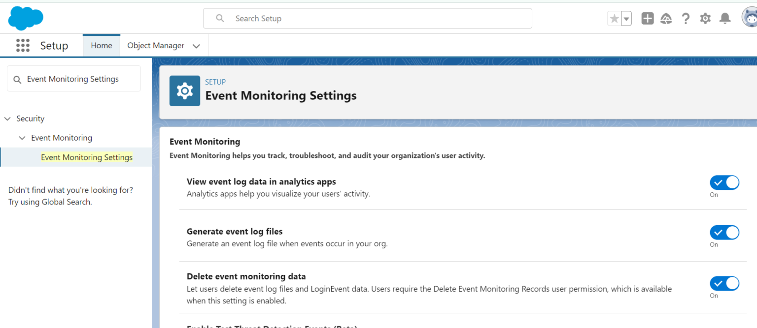 Event Monitoring in Salesforce - Salesforce Geek