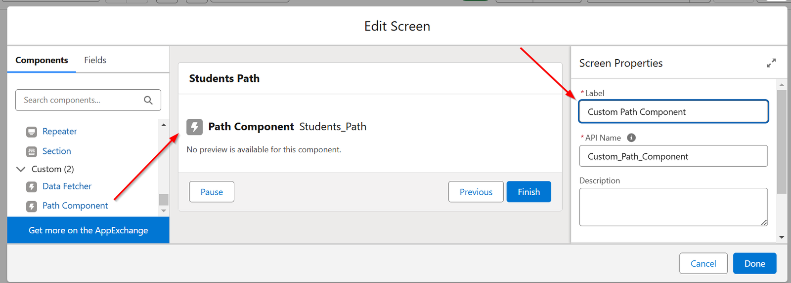 Custom Path Component in Screen Flow - Salesforce Geek