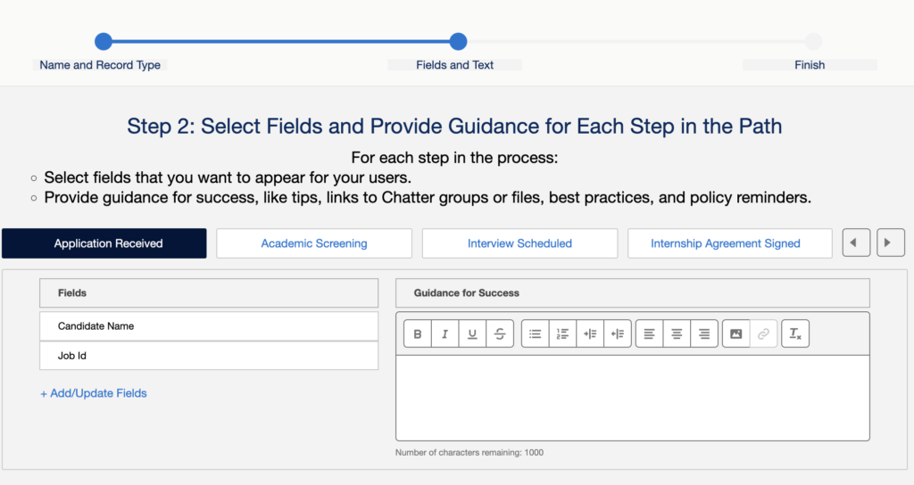 Path setting in salesforce with example - Salesforce Geek