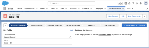 Path setting in salesforce with example - Salesforce Geek