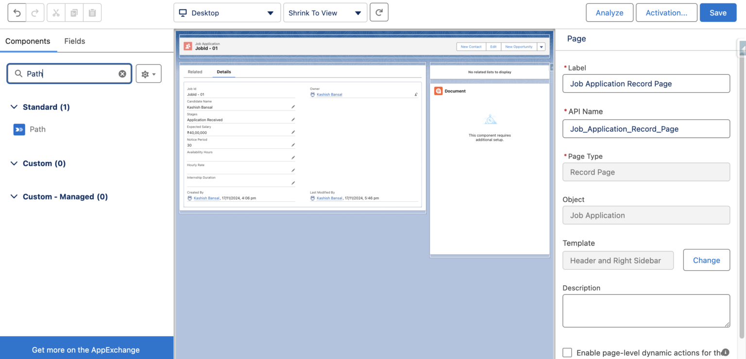 Path setting in salesforce with example - Salesforce Geek