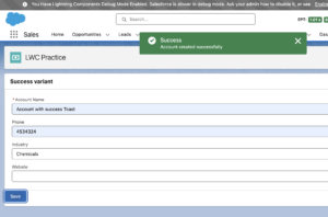 Toast Notifications in LWC with example - Salesforce Geek