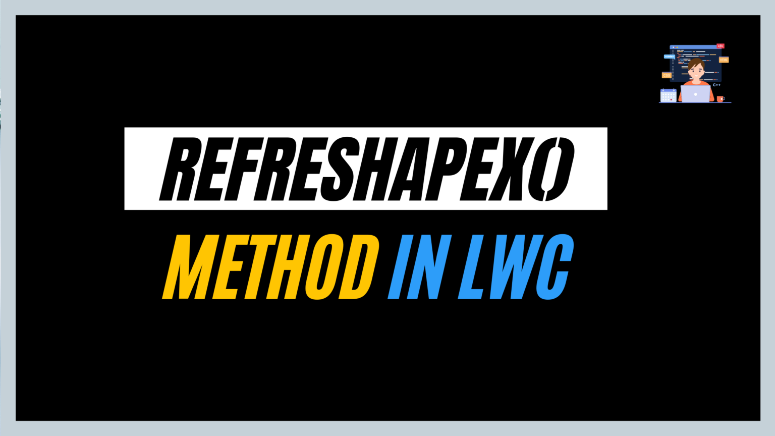 RefreshApex() in LWC - Salesforce Geek