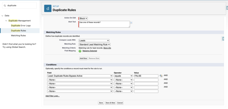 How to Bypass Duplicate Rules in Flow in Salesforce - Salesforce Geek