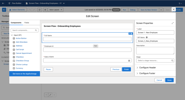 Validation in Screen Flow in Salesforce | Salesforce Spring'25 ...