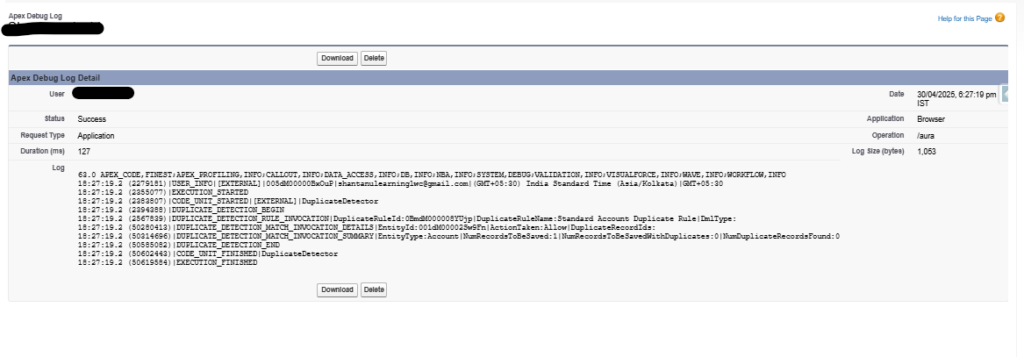 How to Use Debug Logs in Salesforce - Salesforce Geek