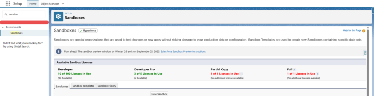 How to Refresh Salesforce Sandbox - Salesforce Geek