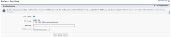 How to Refresh Salesforce Sandbox - Salesforce Geek