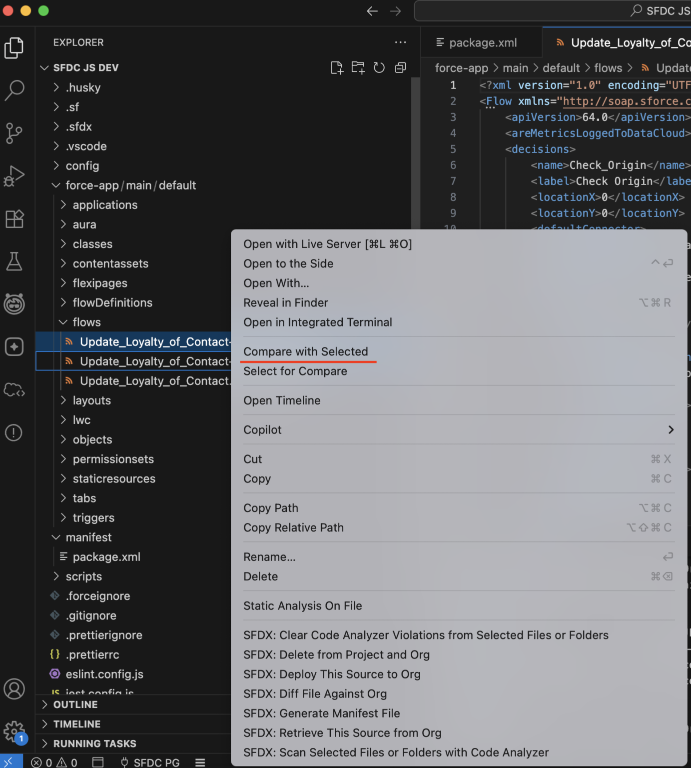 How to compare two Flow Versions in Salesforce - Salesforce Geek
